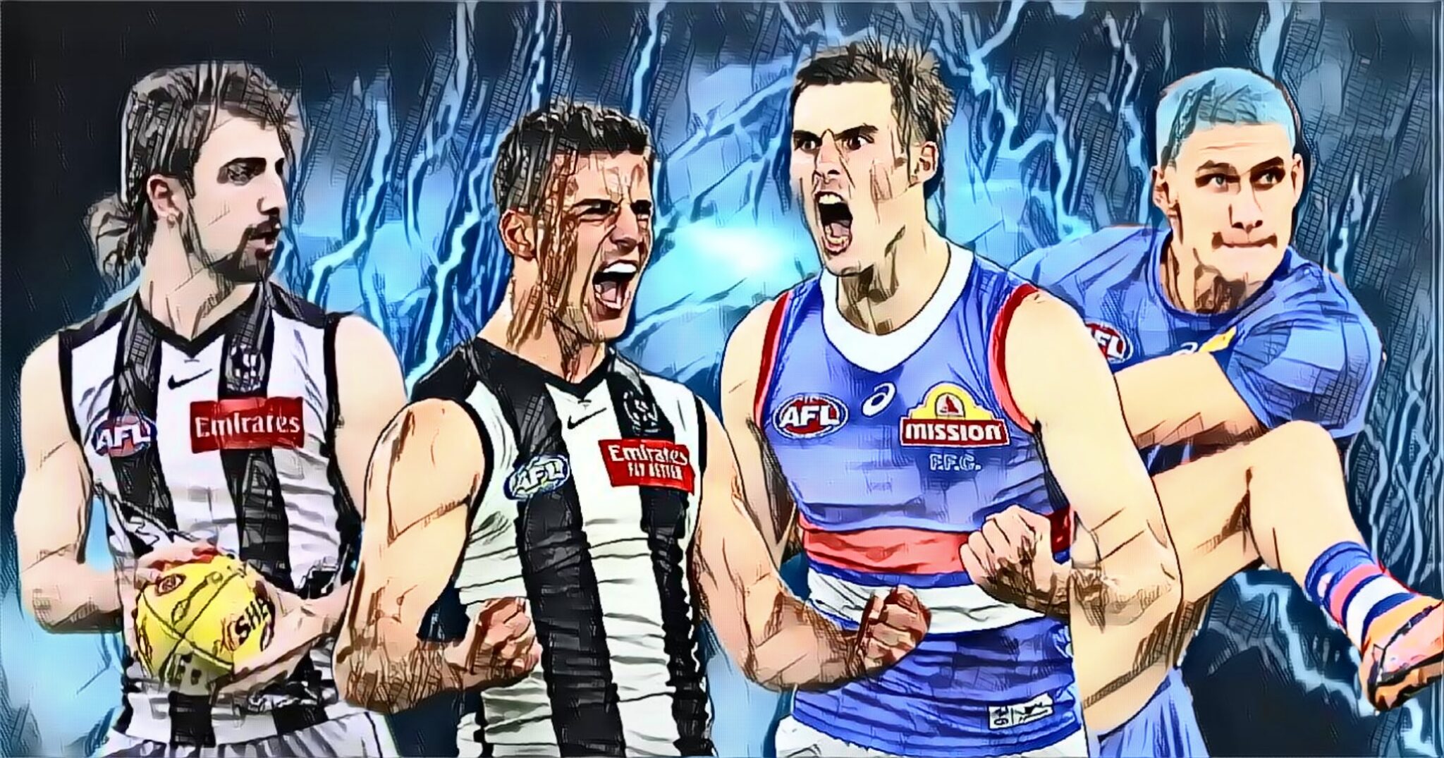 R2 - Collingwood v Western Bulldogs - The Big Questions - The Mongrel Punt